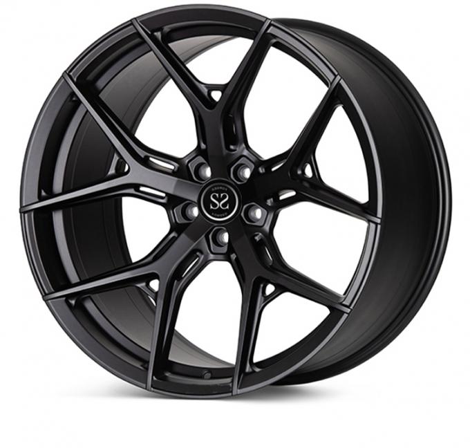 Cadillac GTS Custom 22 นิ้ว 1 PC Forged Alloy Rim Gloss Black Monoblock